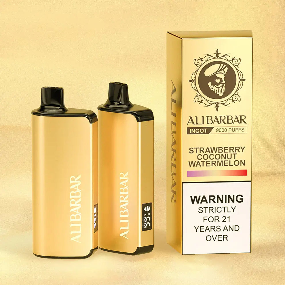 Alibarbar Ingot 9000 Puffs – 5% Nicotine Disposable Vape | 22ml ...